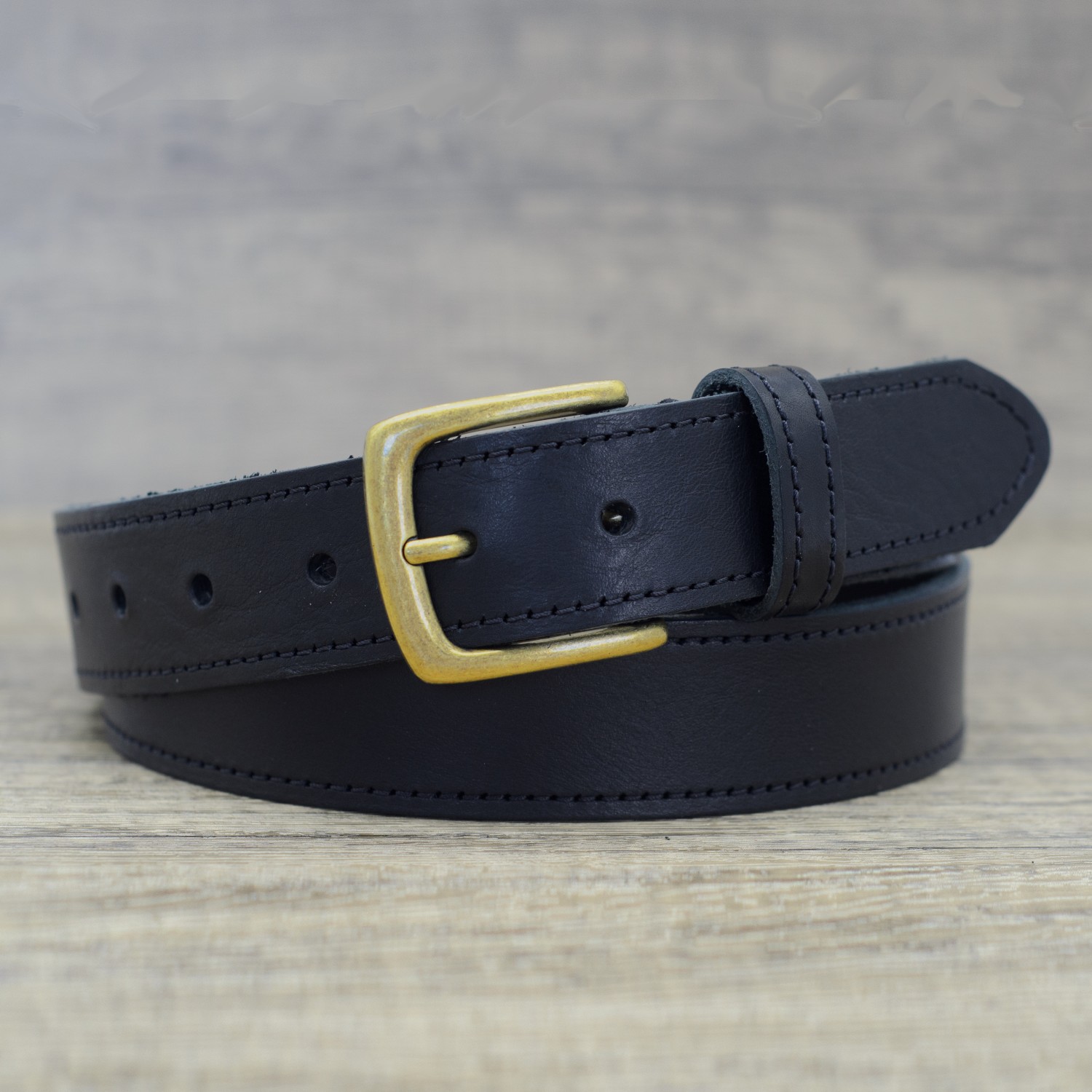 Italian 35mm Real Full Grain Leather Belt with Silver Buckle - Tan ...