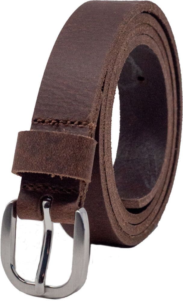 25mm Full Grain Real Leather Belt - Vintage Brown - Ashford Ridge