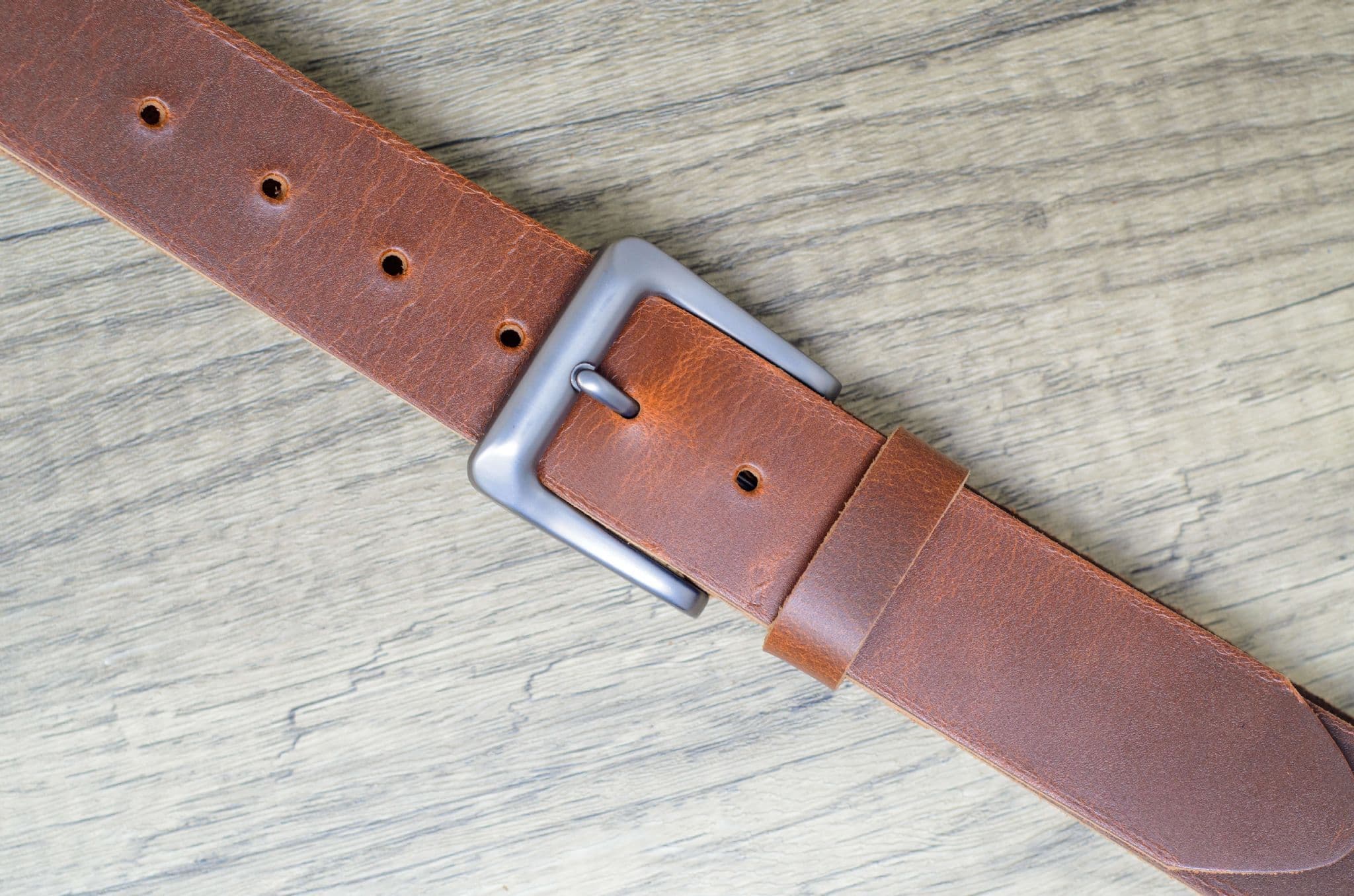 40mm Real Full Grain Mens Leather Belt - London Tan - Ashford Ridge