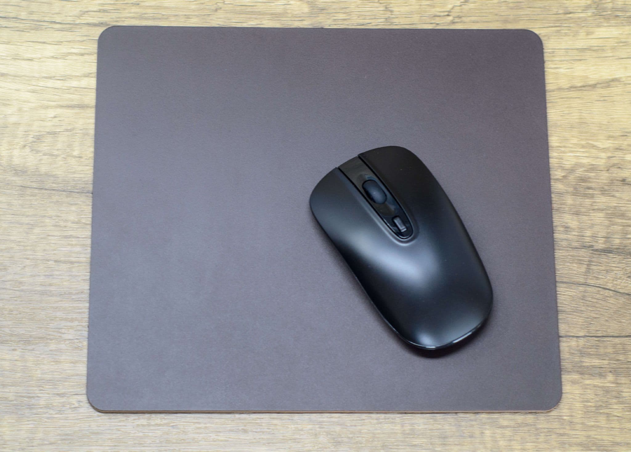 Full Grain Real Leather Mouse Mat in Brown - Ashford Ridge